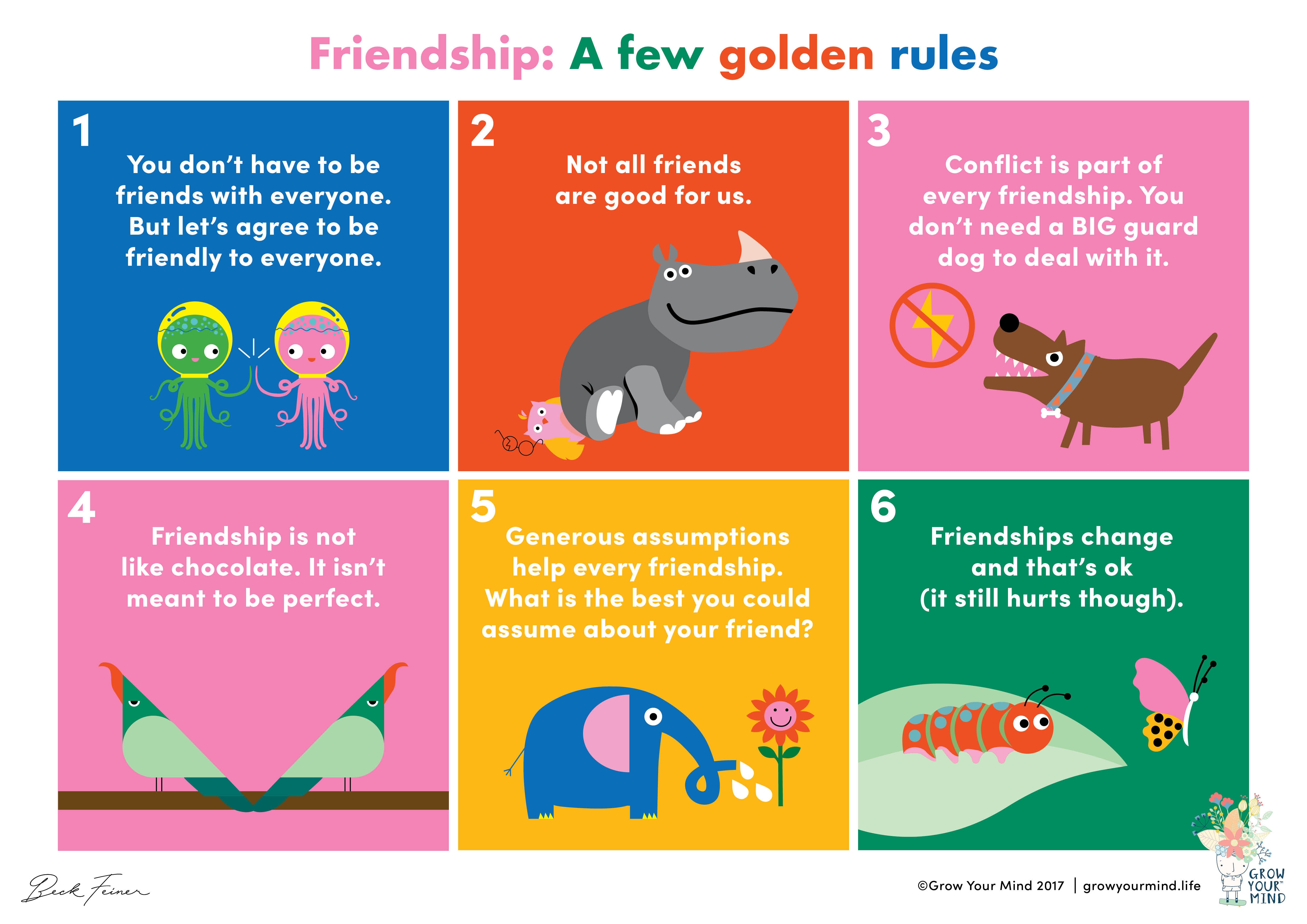 Friendship Poster – Grow Your Mind